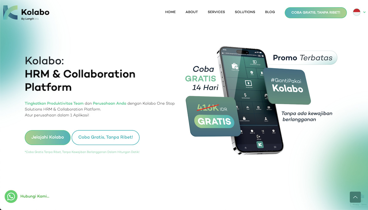 Kolabo: Atur Perusahaan Anda Dalam 1 Aplikasi